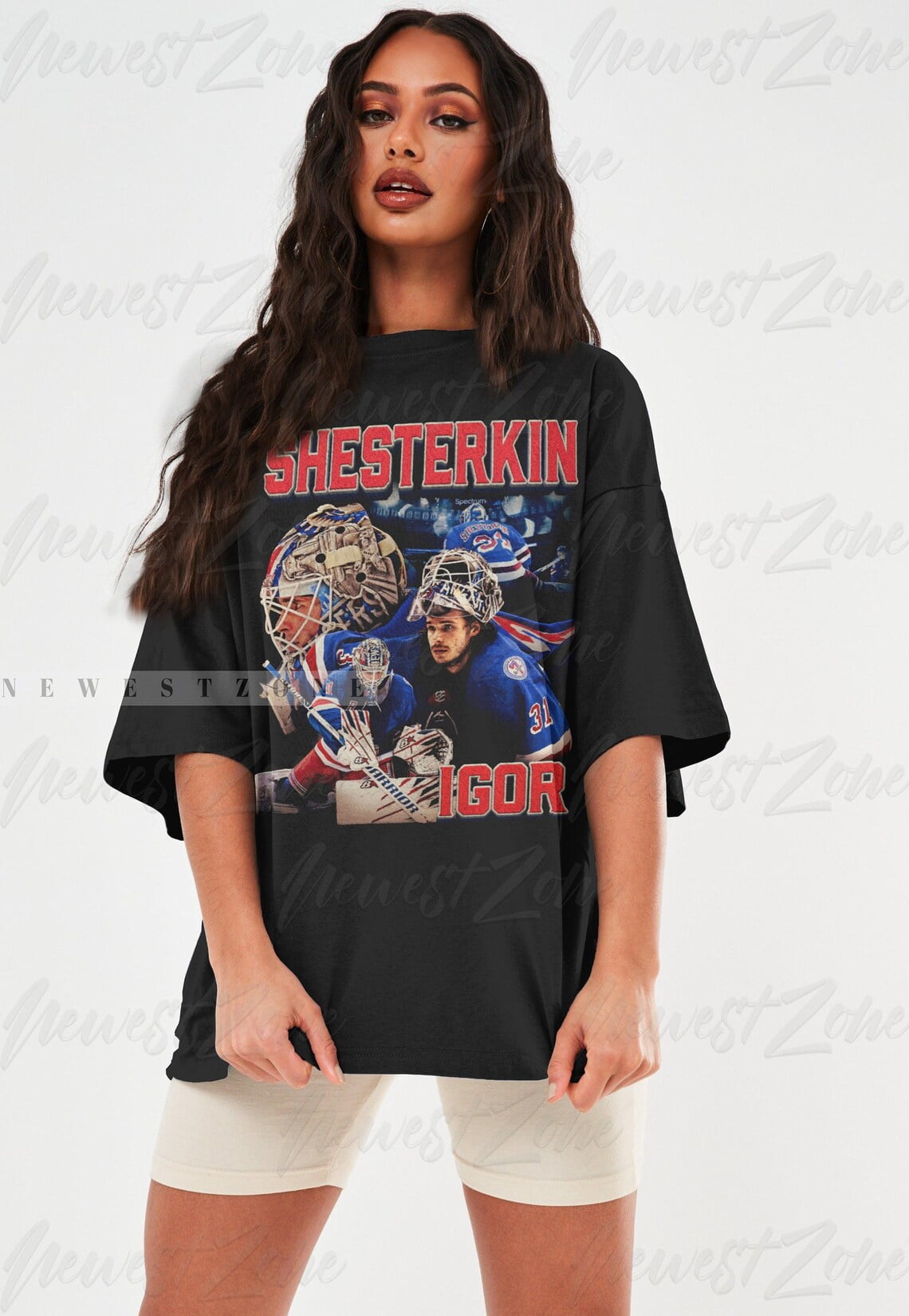 Igor Shesterkin Shirt Ice Hockey American Professional Hockey ...