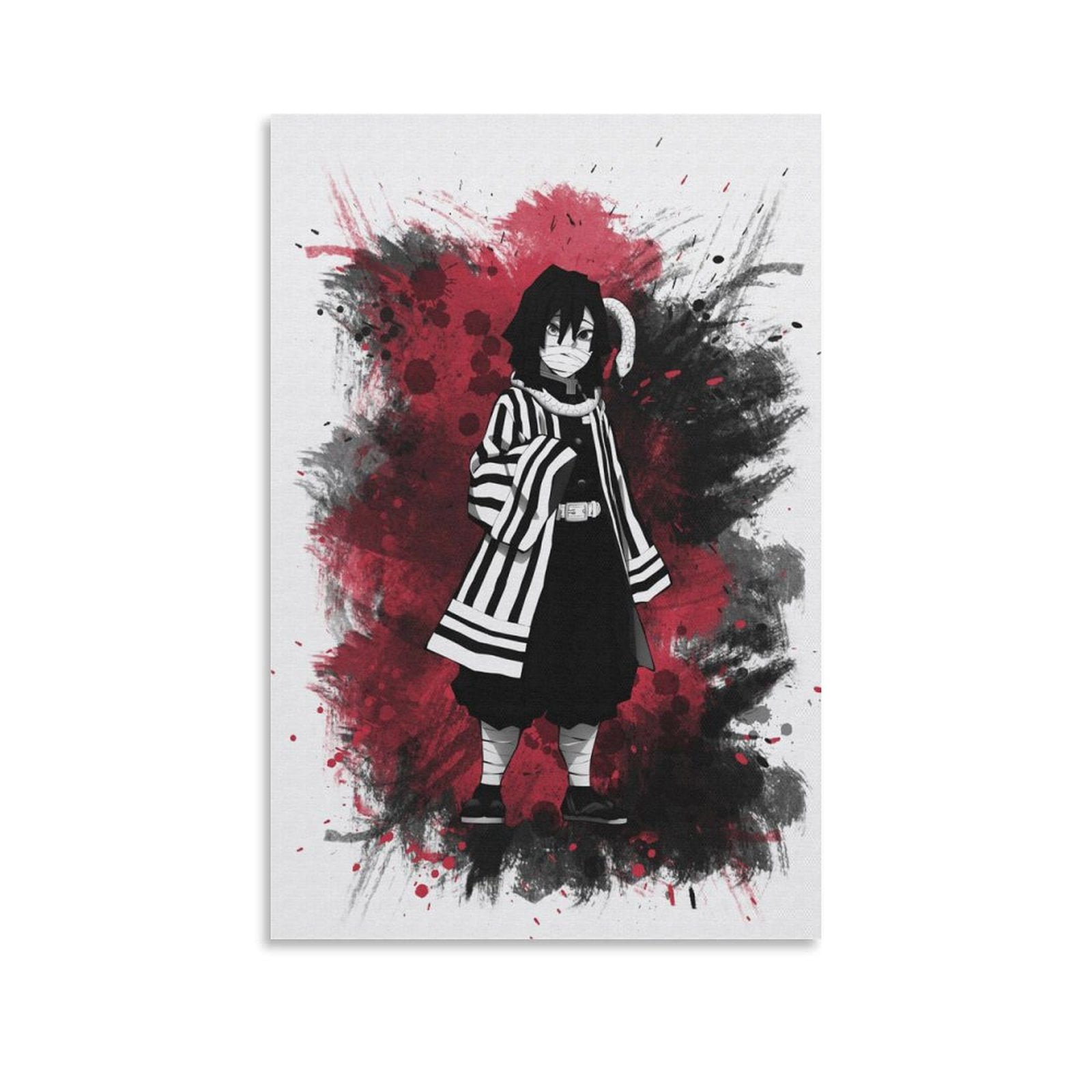 Iguro Obanai Canvas Wall Art Poster Decorative Bedroom Modern Home ...