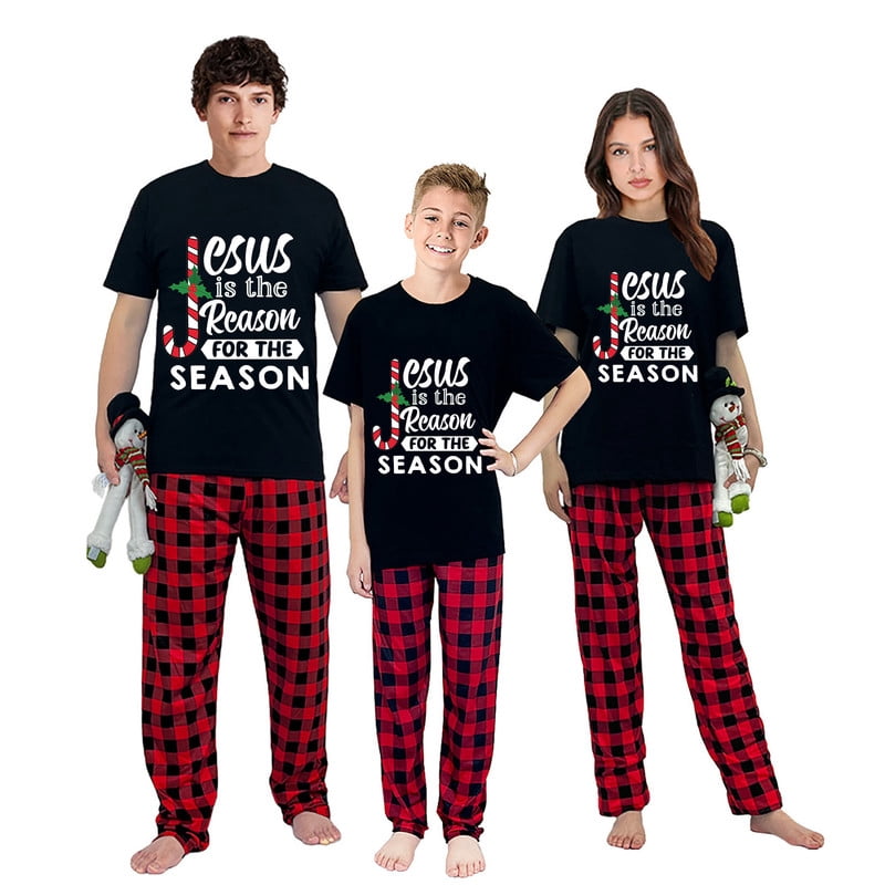 Ihaphap Family Matching Christmas Pajamas Set, Jesus Is The Reason For ...
