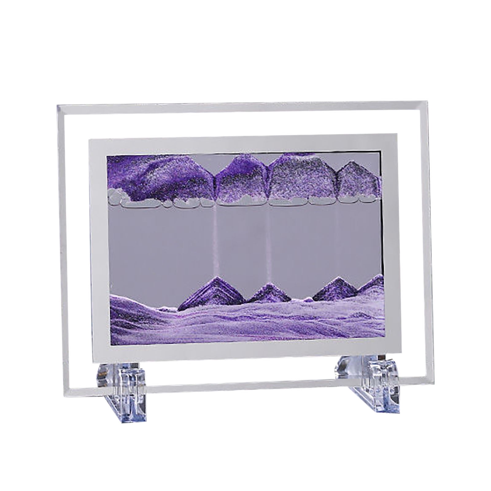Ihgeha Mantle Decor Creative 3D Colorful Moving Sand Frame Flowing Sand ...