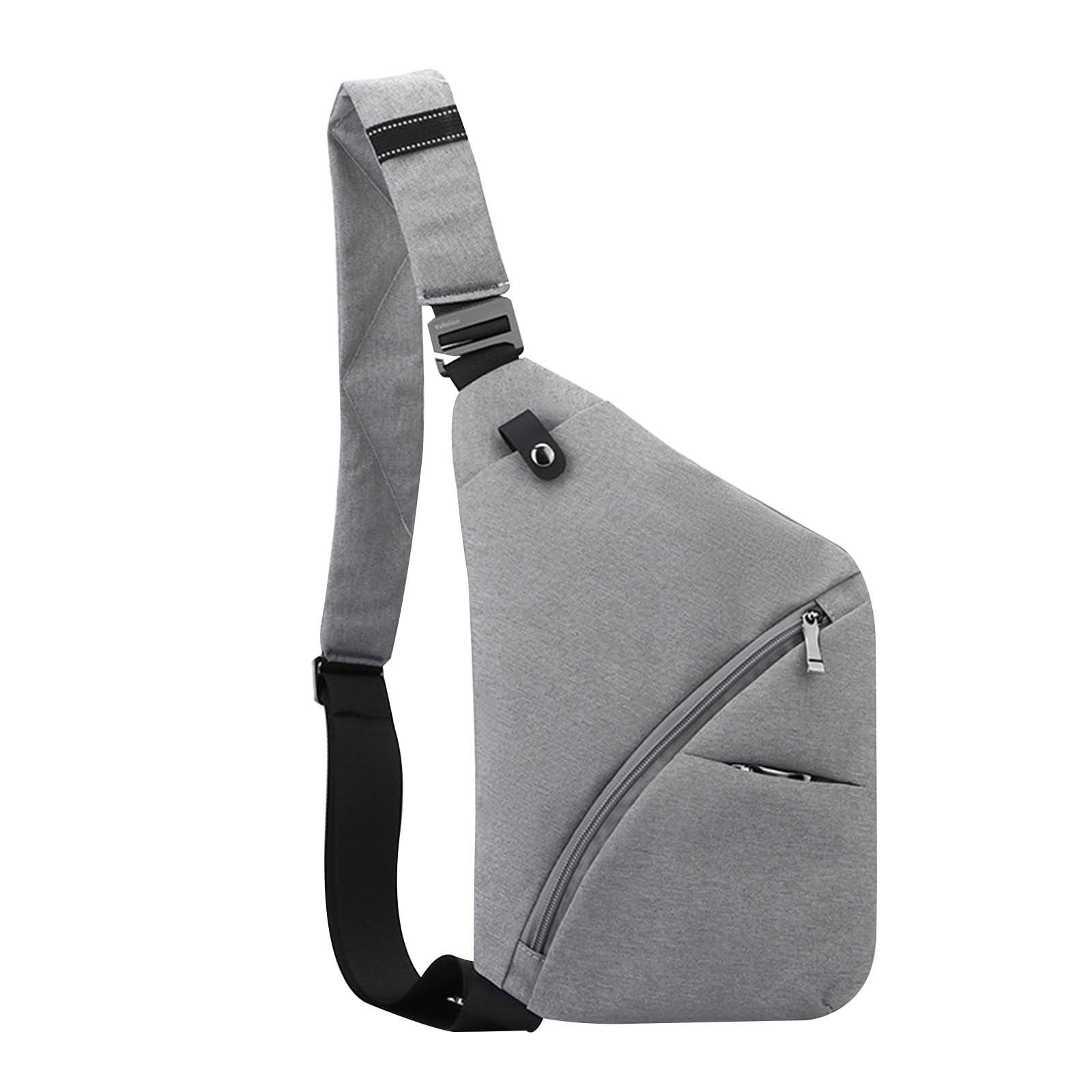 Ihhxbz Versatile Chest Messenger Bag, Multi-Pocket Design, Ergonomic ...