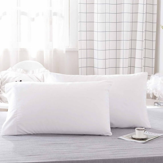 Ihhxva 2 Pcs Fiber Pillow Core Isolation Pillow Cover, Yellow Hotel ...