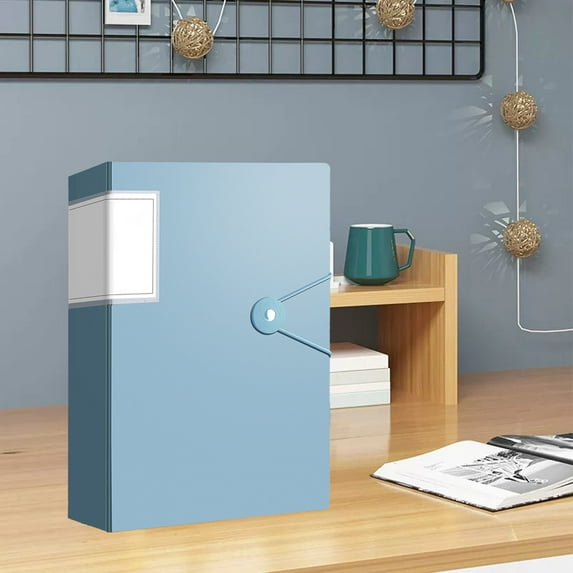 Ihhxva A4 Document Booklet, 30 Page Data Book with Clasp, Transparent ...