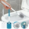 Ihhxva Household Toilet Brush Set with Base, Wall Mounted Plastic, No ...