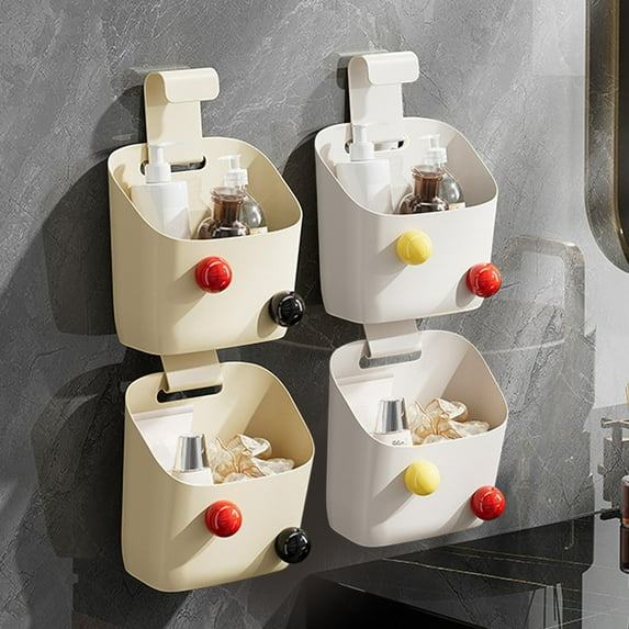 Ihhxva Storage Basket Hanging Basket, Wall Mounted Bedside Storage Rack ...