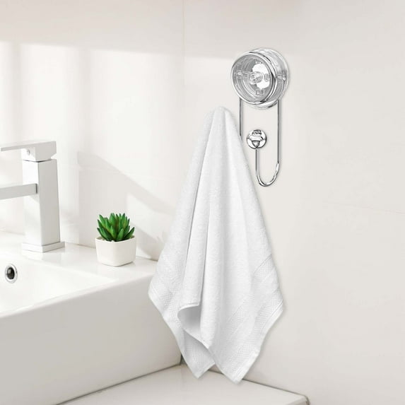 Ihhxva Suction Cup Hooks, Strong Adhesive Towel Hooks, No Drill Wall ...