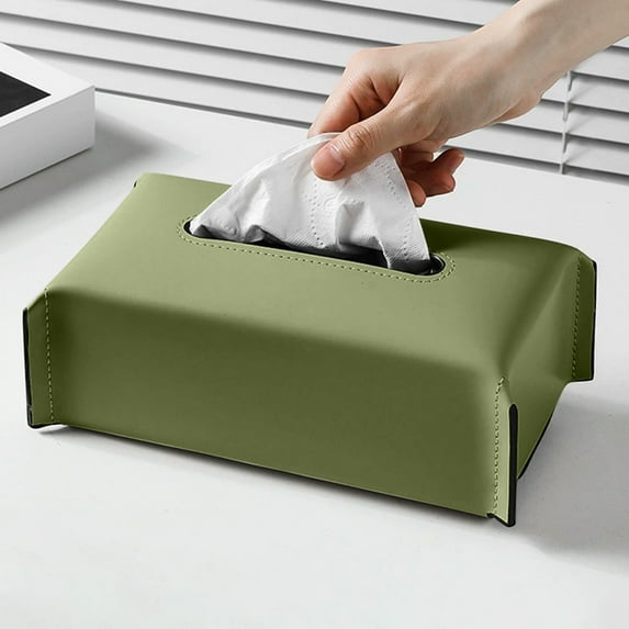 Ihhxva Sugar Cube Colorful Tissue Box, Green, Upscale and Extravagant ...