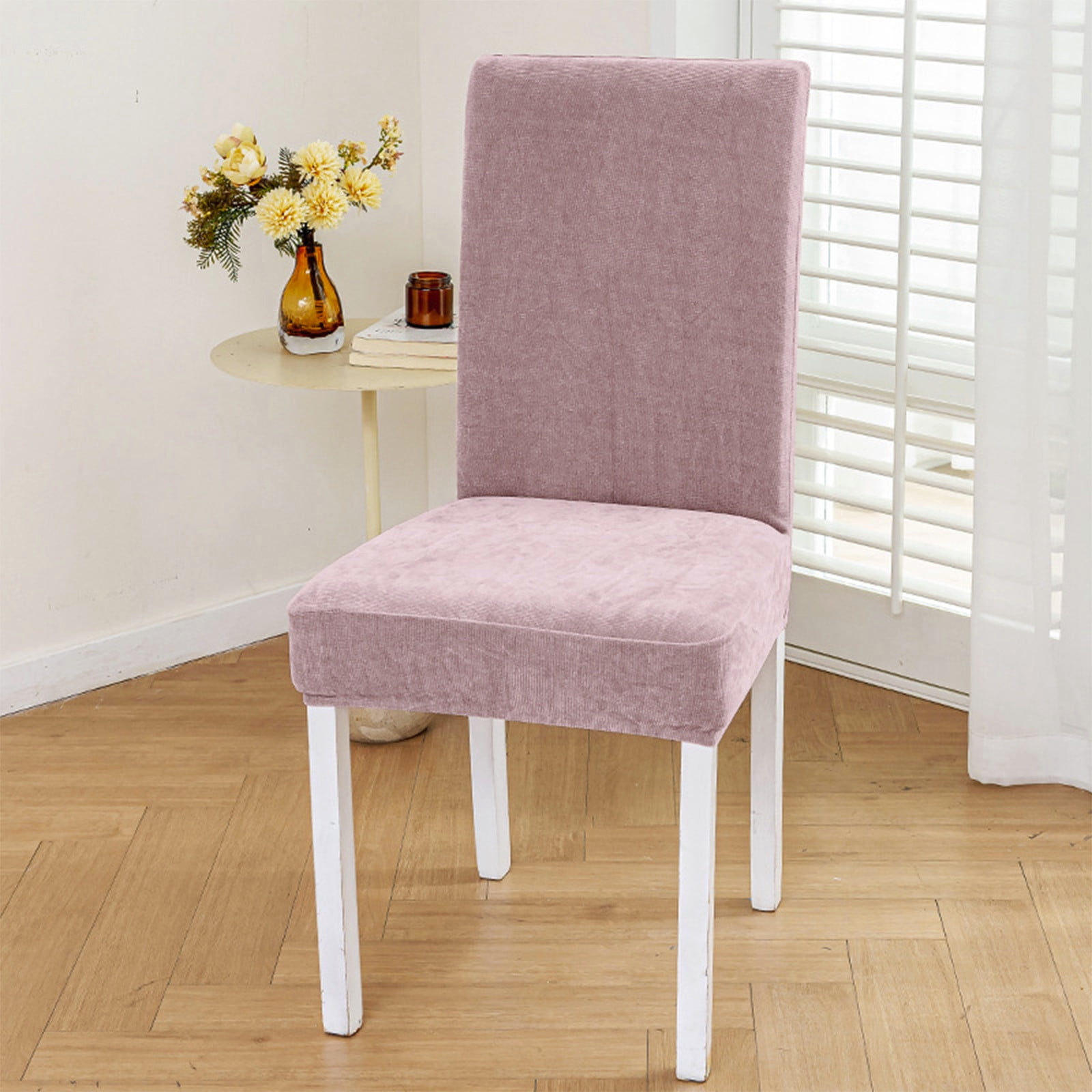 Ihhxva Velvet Stretchable Chair Covers, Removable and Washable Elastic ...