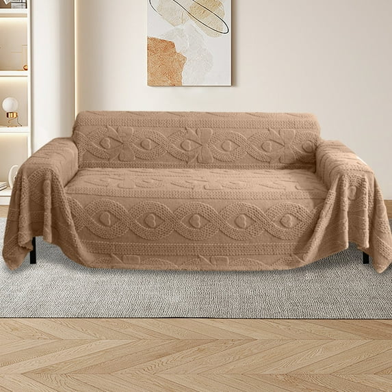Ihhxva Winter Warm and Comfortable Velvet Sofa Towel, All Inclusive ...