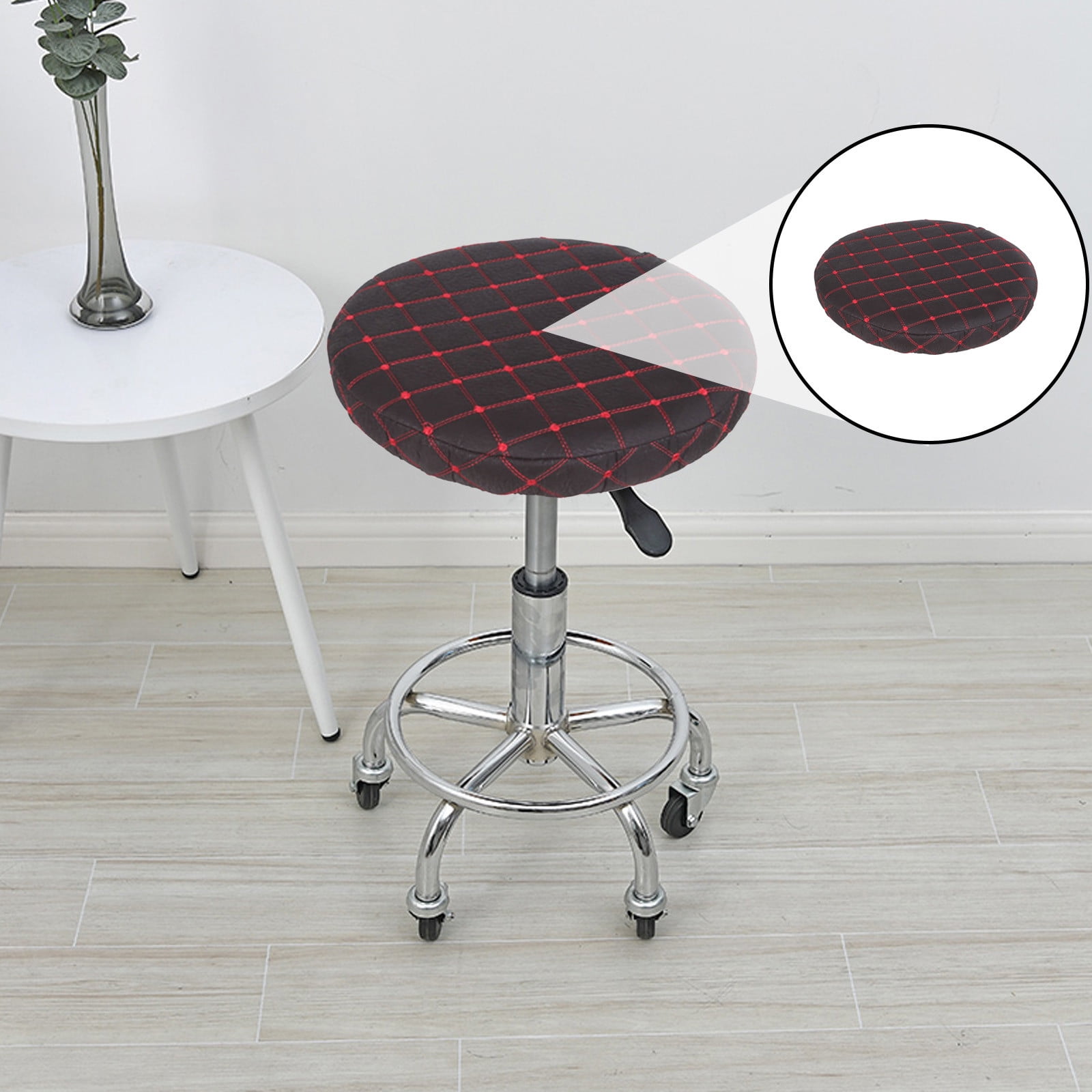 Ihhxva round Stool Covers, Non-slip Seat Covers with Elastic Bands ...