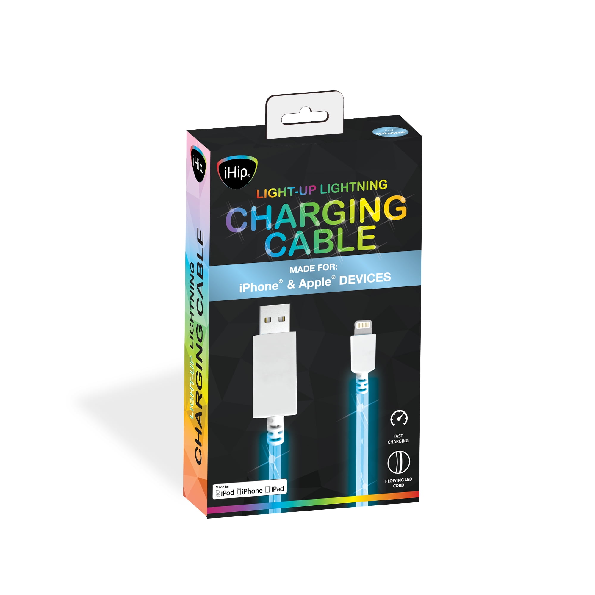 Ihip Light Up Lightning Charging Cable - Walmart.com