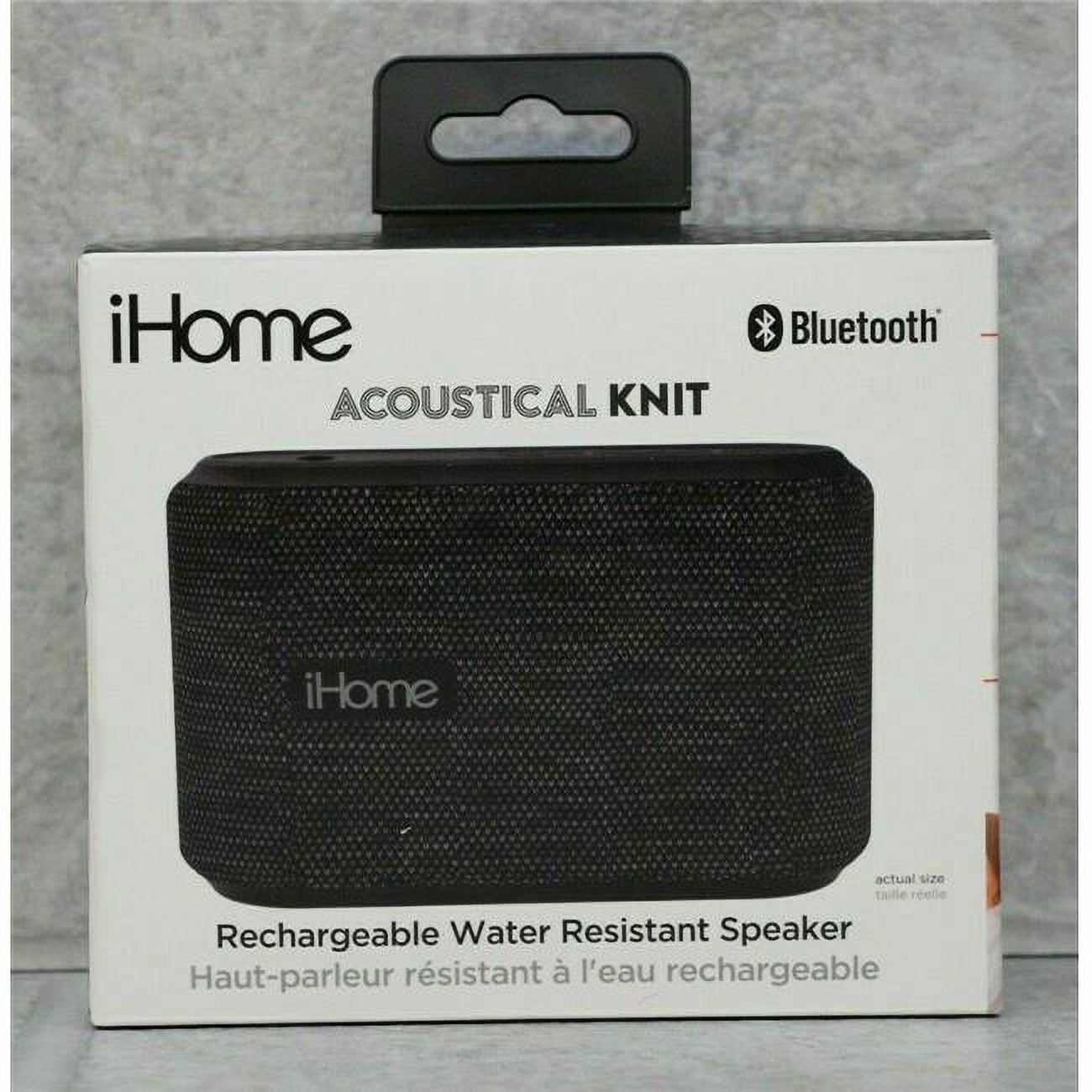 Ihome V2GB Splashproof Bluetooth Portable Water Resistant Speaker ...