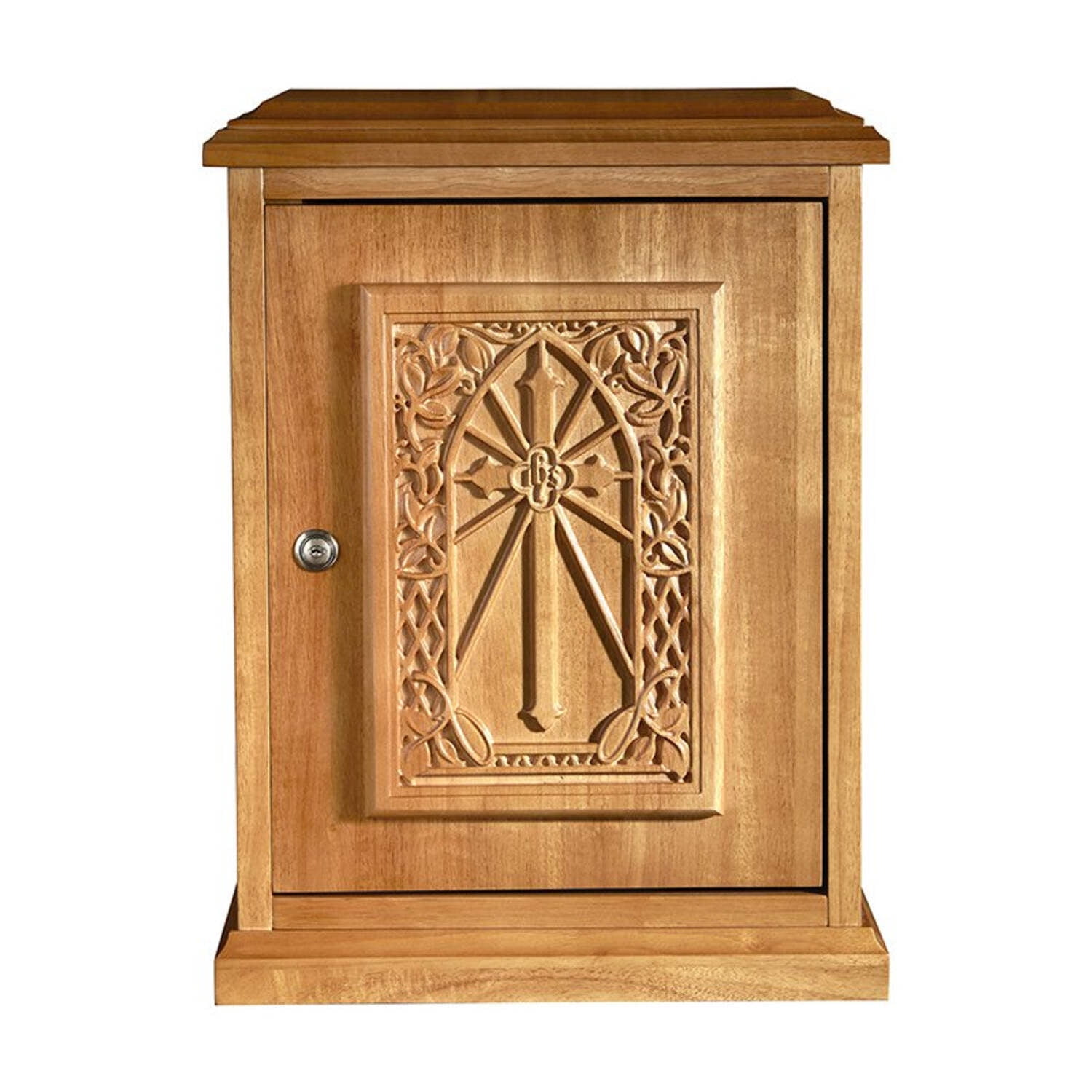 Ihs Cross Tabernacle, Maple Hardwood, Oak Stain - Walmart.com