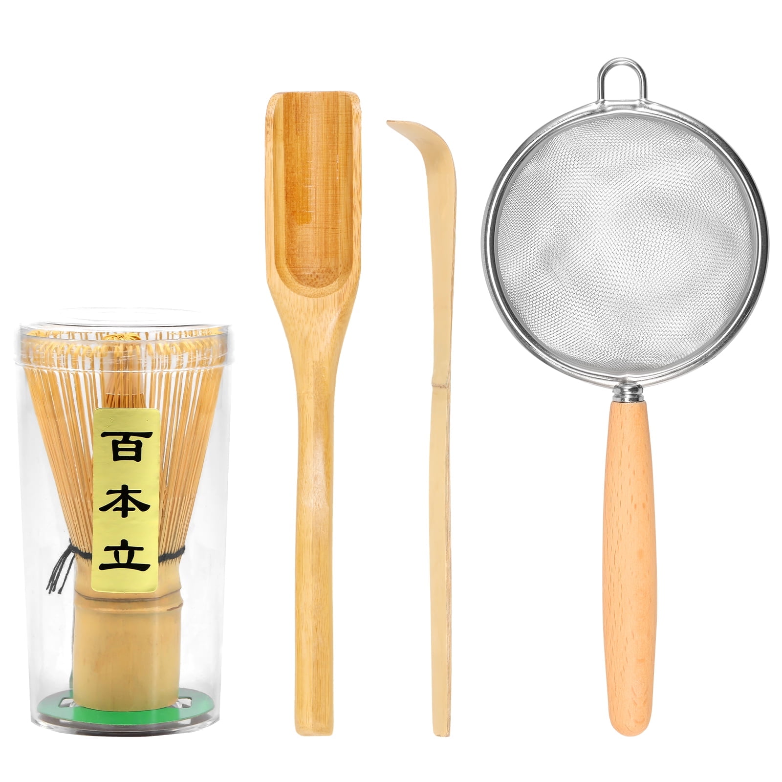 Ihvewuo 4Pcs Matcha Whisk Set Portable Matcha Tea Set Reusable Japanese ...