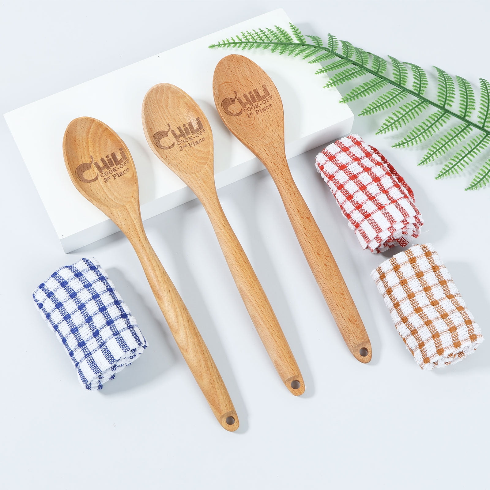 Ihvewuo 6Pcs Chili Cook off Prize Spoons Engraved Chili Cook Off ...