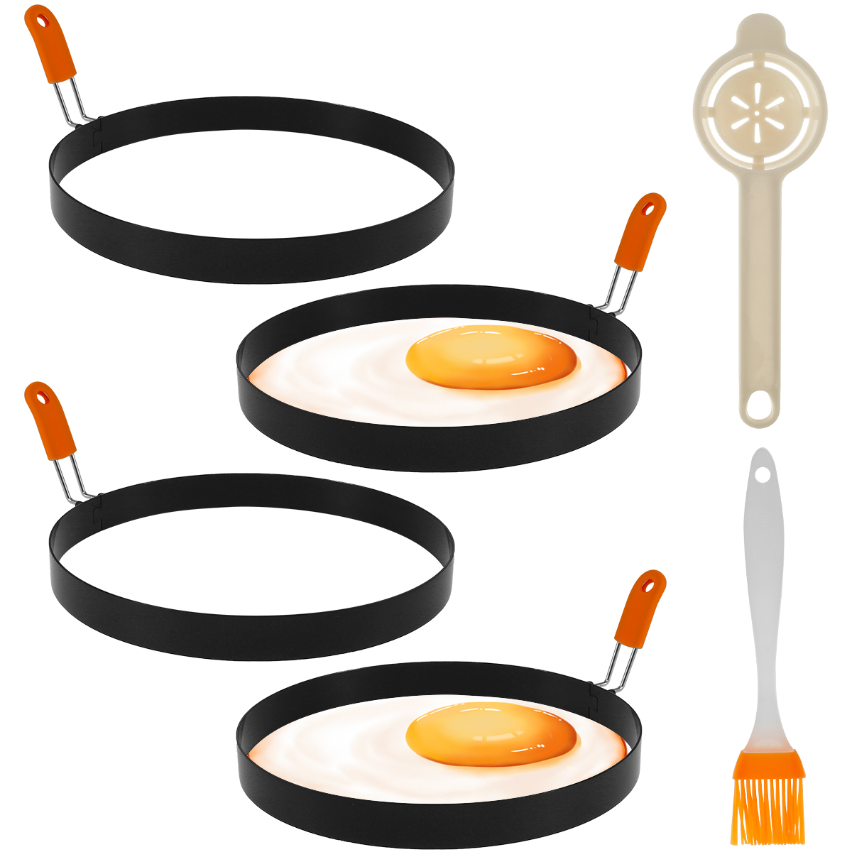 Daisy Plastic Egg Separator, Egg White Yolk Divider Kitchen Gadgets ...