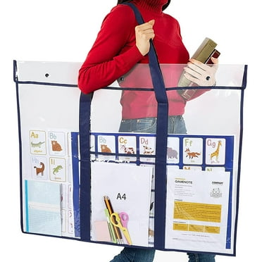 WMGHA Large Poster Storage Bag Bulletin Board Holder Art PVC Folder ...