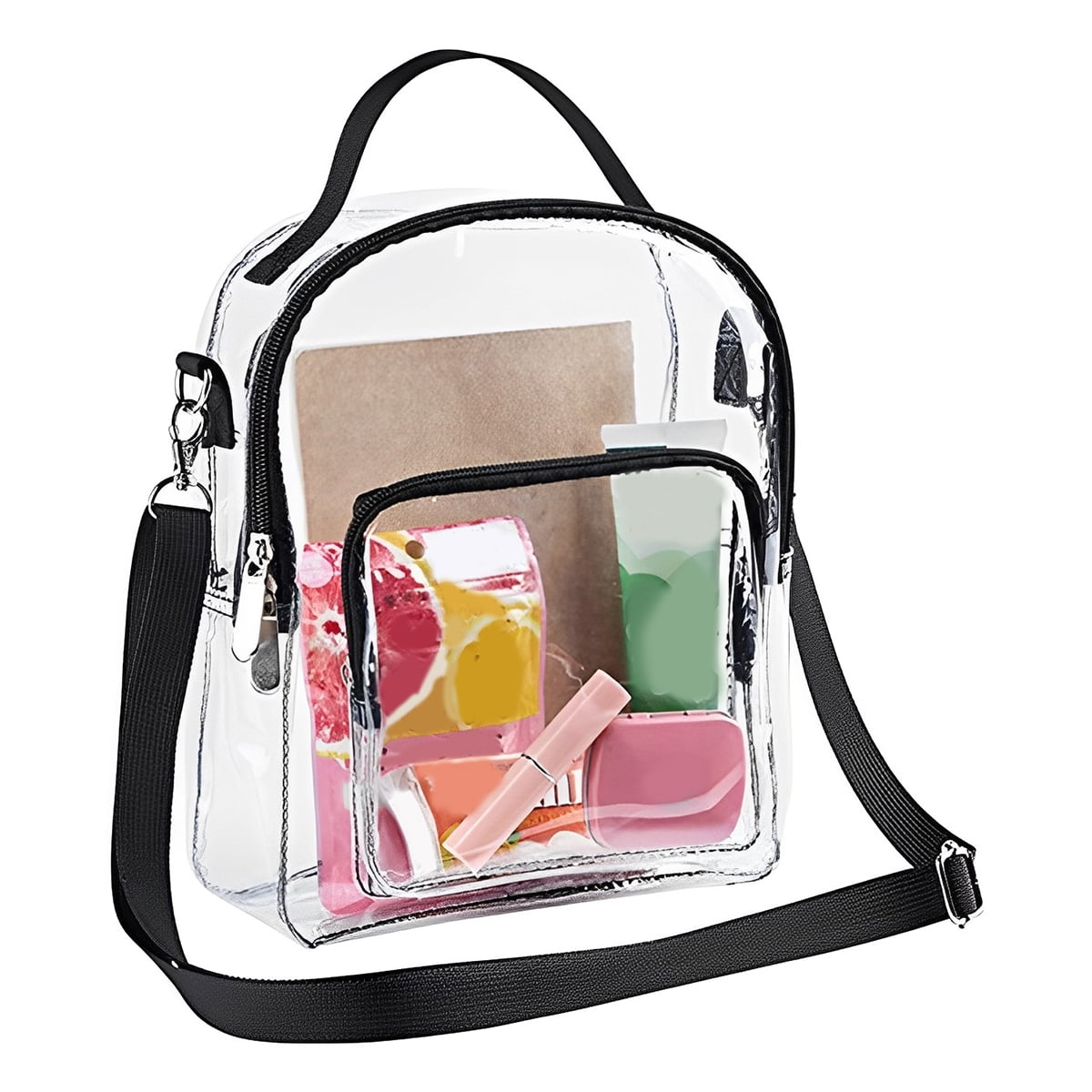 Ihvewuo Clear Bag PVC Transparent Bag for Women Men Large Capacity ...
