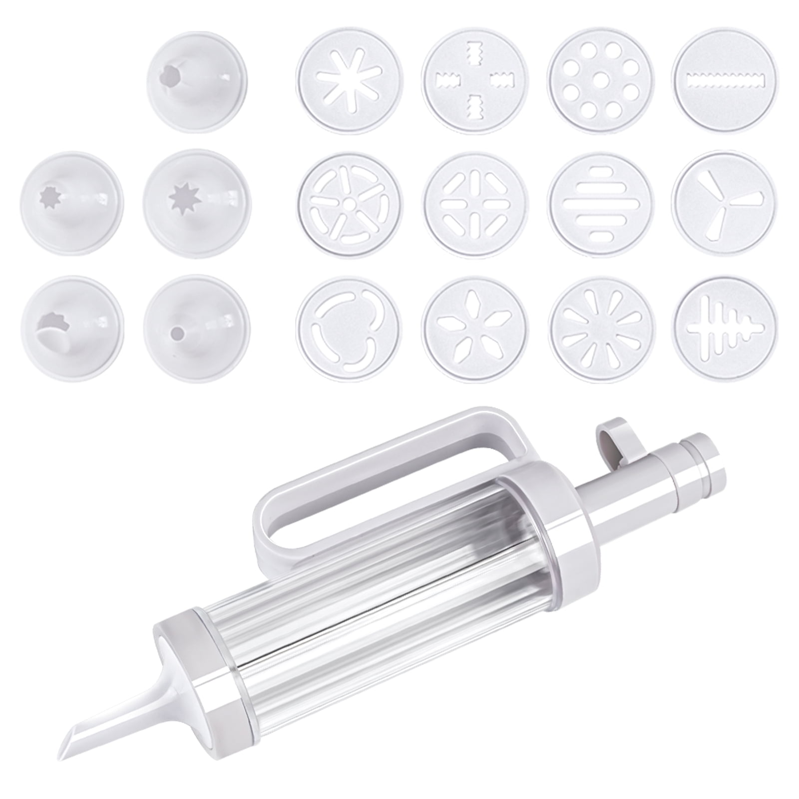 Ihvewuo Cookie Press Kit DIY Cookie Press Decorating Kit with 6 Icing ...