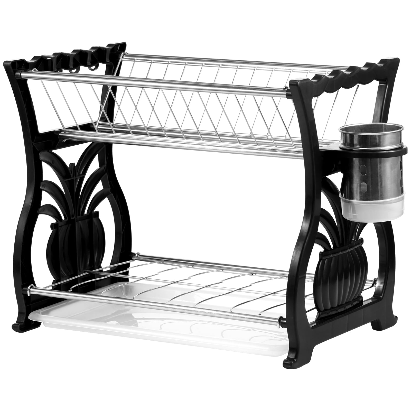 Ihvewuo Dish Drying Rack 2 Tier Large Capacity Dish Drying Rack with ...