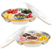 Good Cooking Appetizer Fruit/Veggie Tray Collapsible Party Platter with ...
