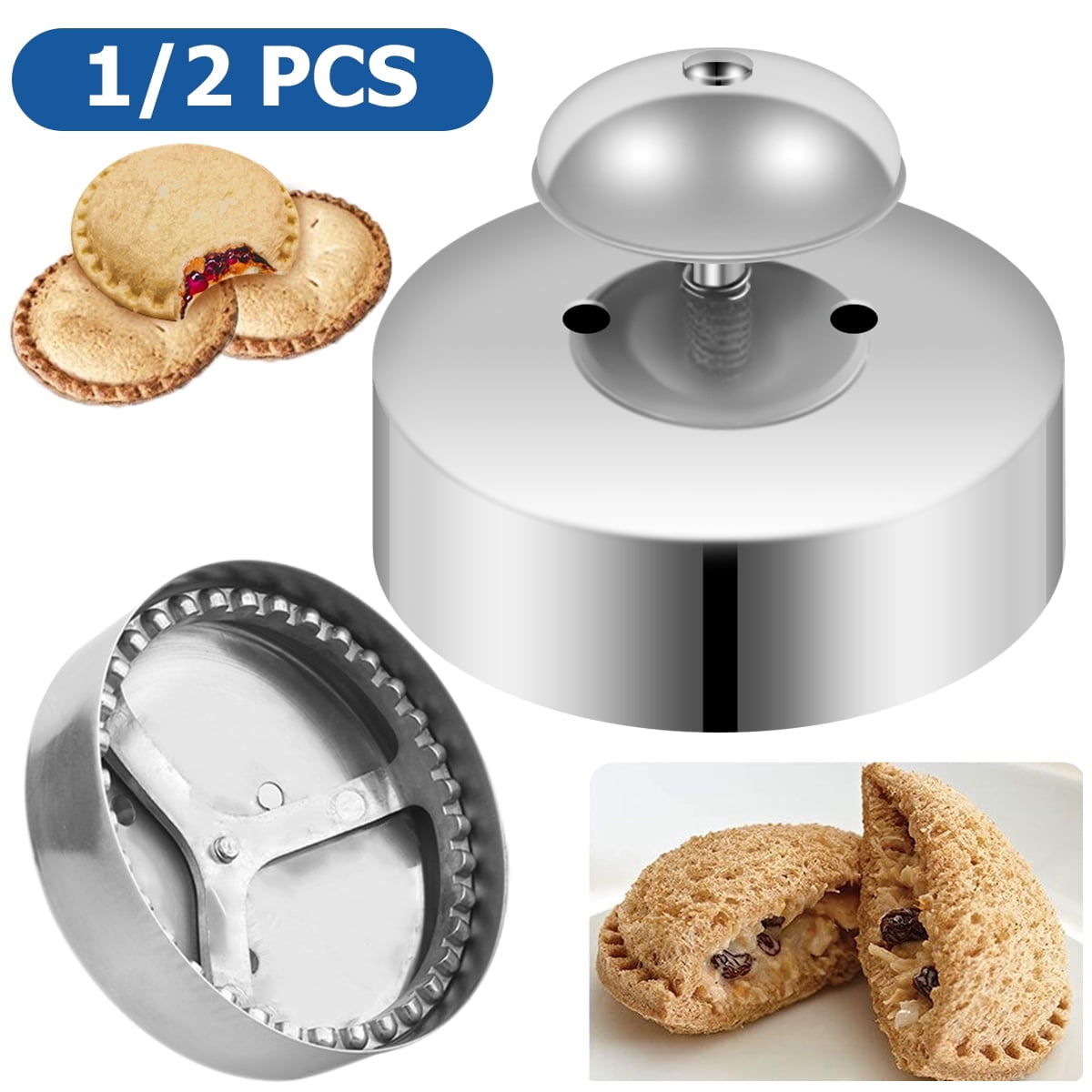 Ihvewuo 3.5inch Stainless Steel Sandwich Cutter, Sealer, Snack Press ...