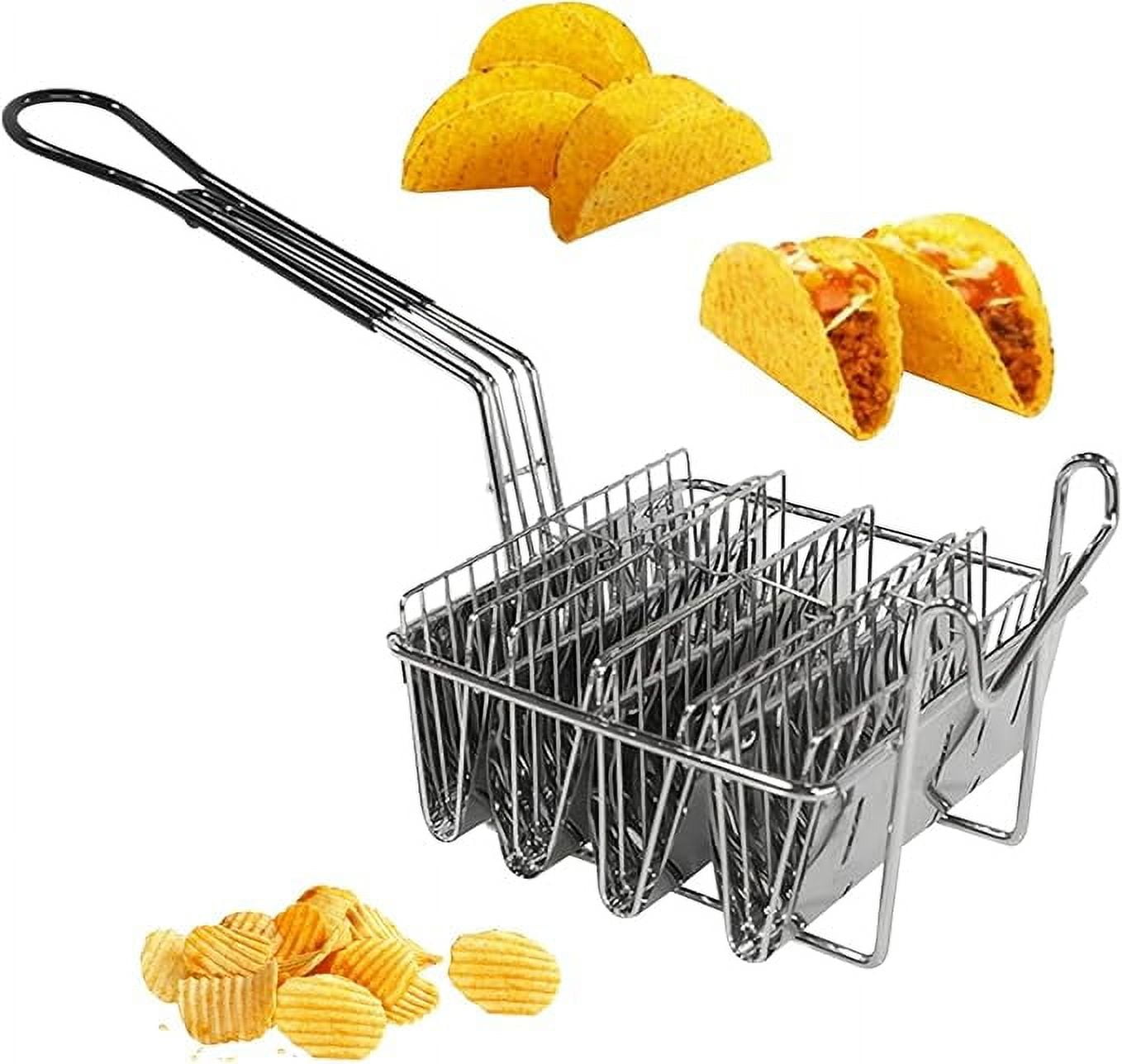 Ihvewuo taco fryer rack Taco Fryer Basket 4 Shells Taco Shell Fry ...