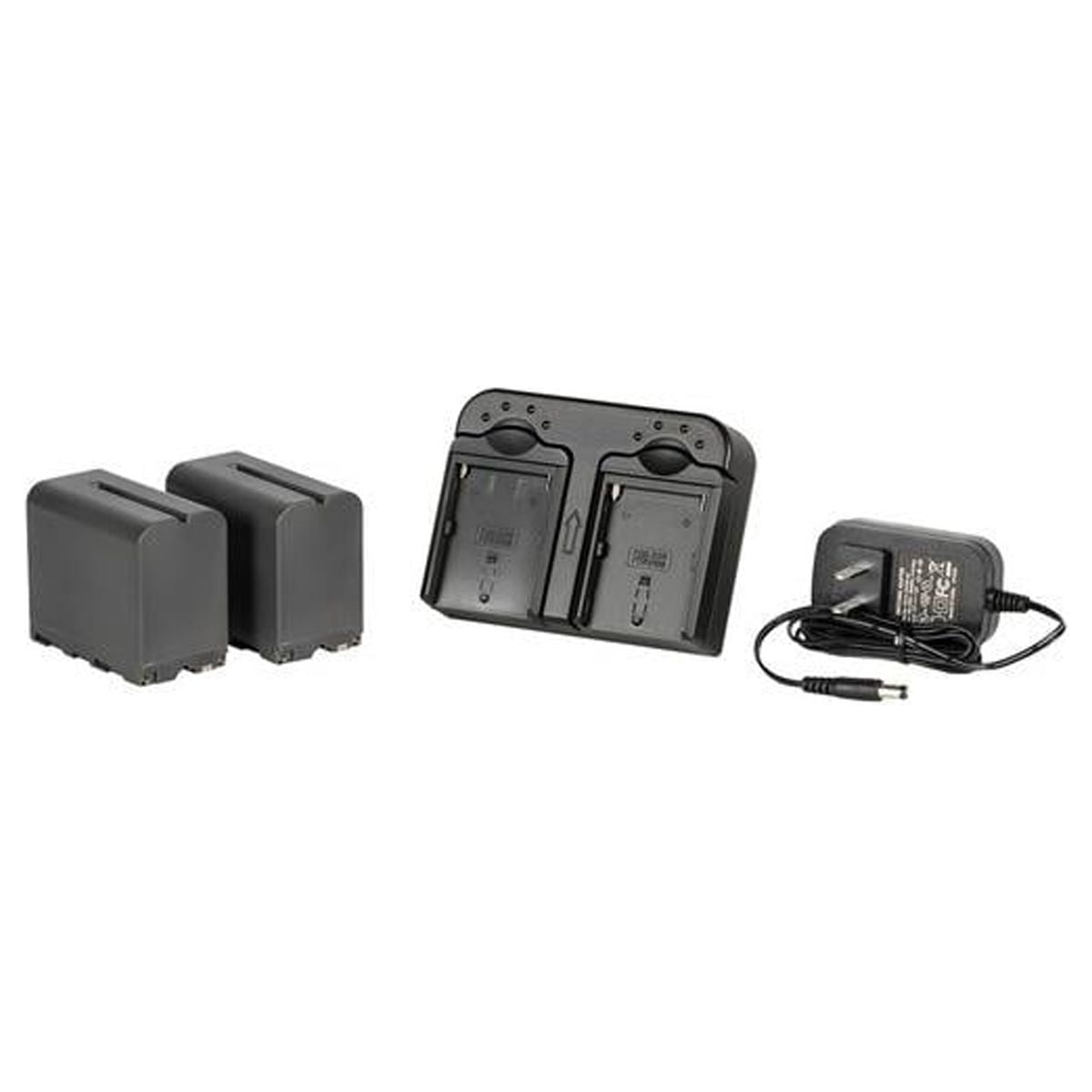 Ikan DV Camera Battery Kit DV-DUAL-S970 - Battery charger + AC power ...