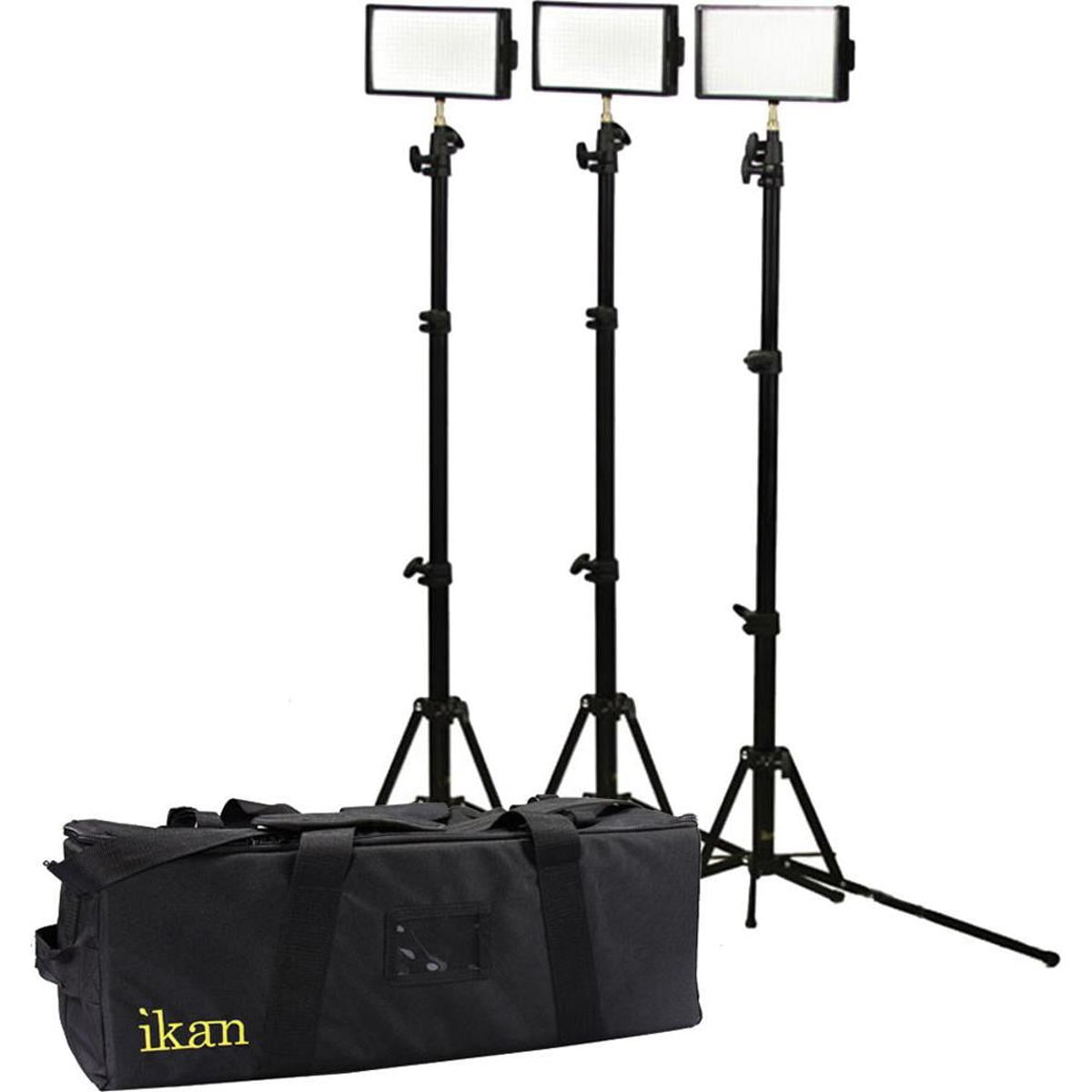 Ikan iLED312-v2 3-Point Light Kit, Includes (3) iLED312-v2 Lights with ...