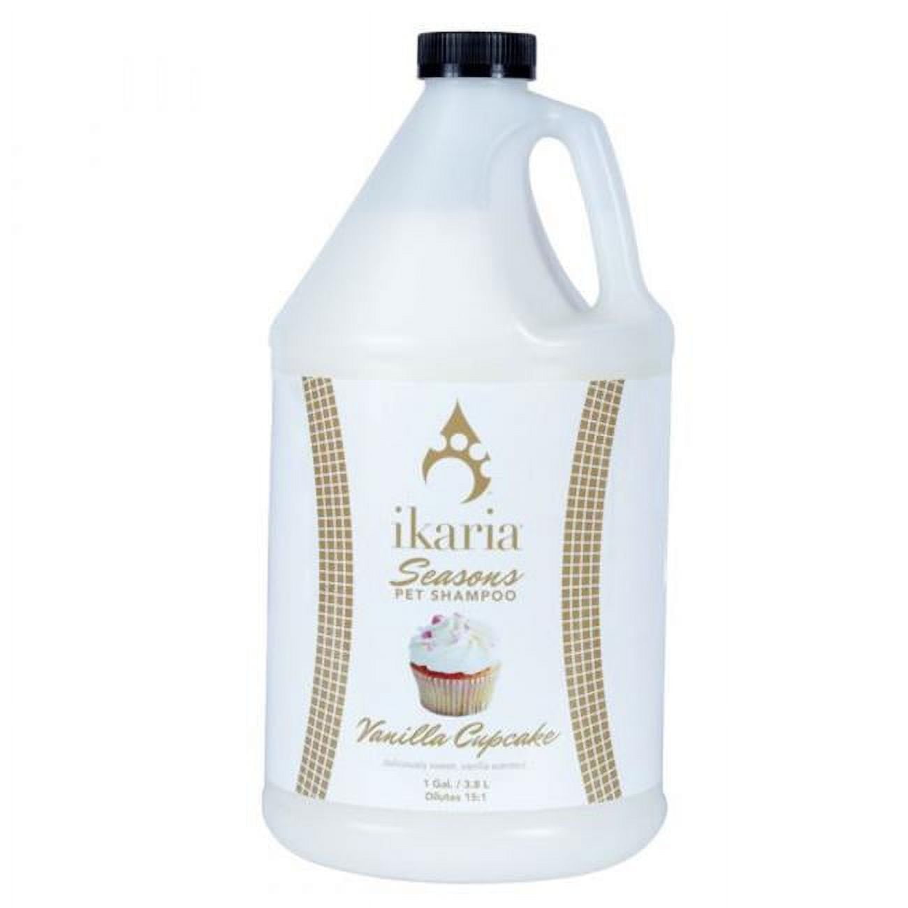 Ikaria ZX3157 91 01 1 gal IK Seasons Sweet Vanila Cupcake Pet Shampoo ...
