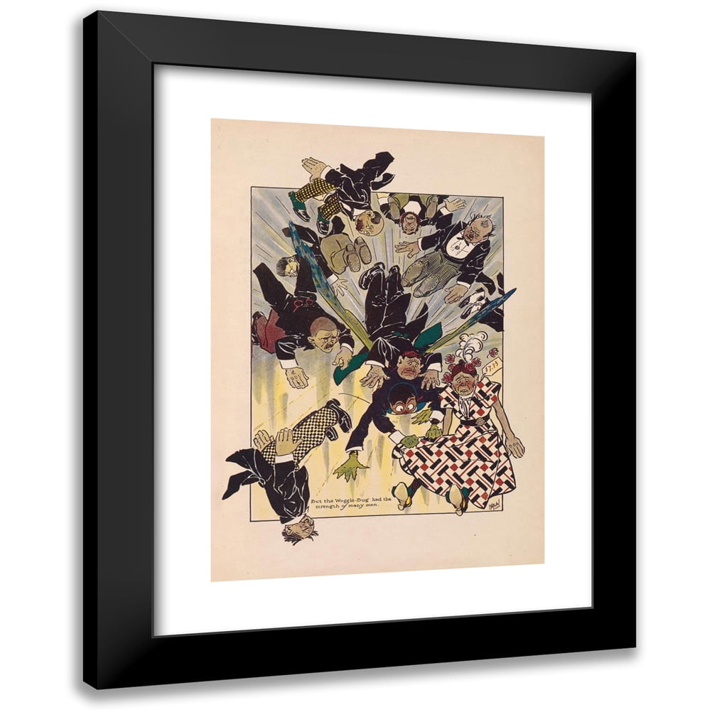 Ike Morgan 11x14 Black Modern Framed Museum Art Print Titled - The Woggle-Bug Book Pl.07 (1905 ...