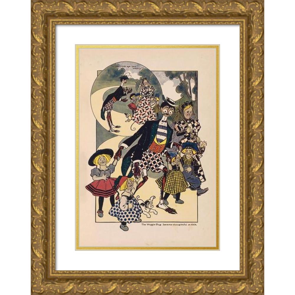 Ike Morgan 14x18 Gold Ornate Wood Frame and Double Matted Museum Art ...