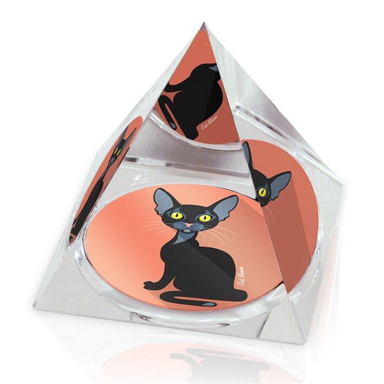 Ike & Zelda Black-Cartoon-CatPY Black Cartoon Cat Design on 2 in. K9 ...