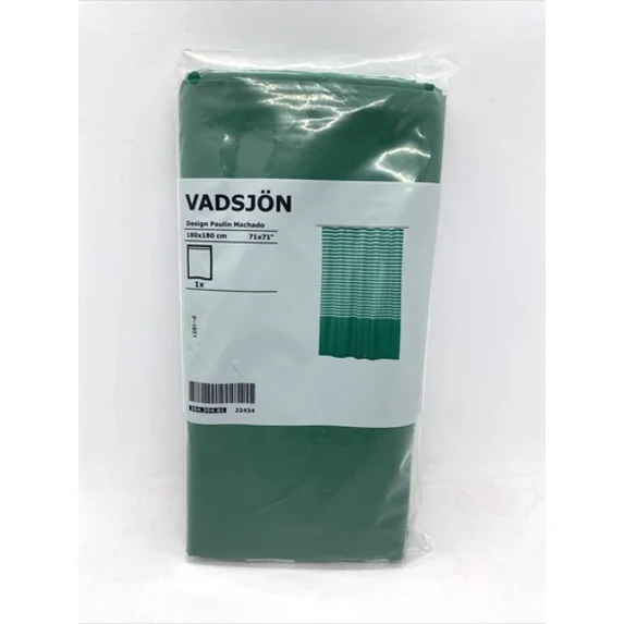 Ikea Vadsjon Shower Curtain Green Bath Bathroom 71X71" New - Walmart.com
