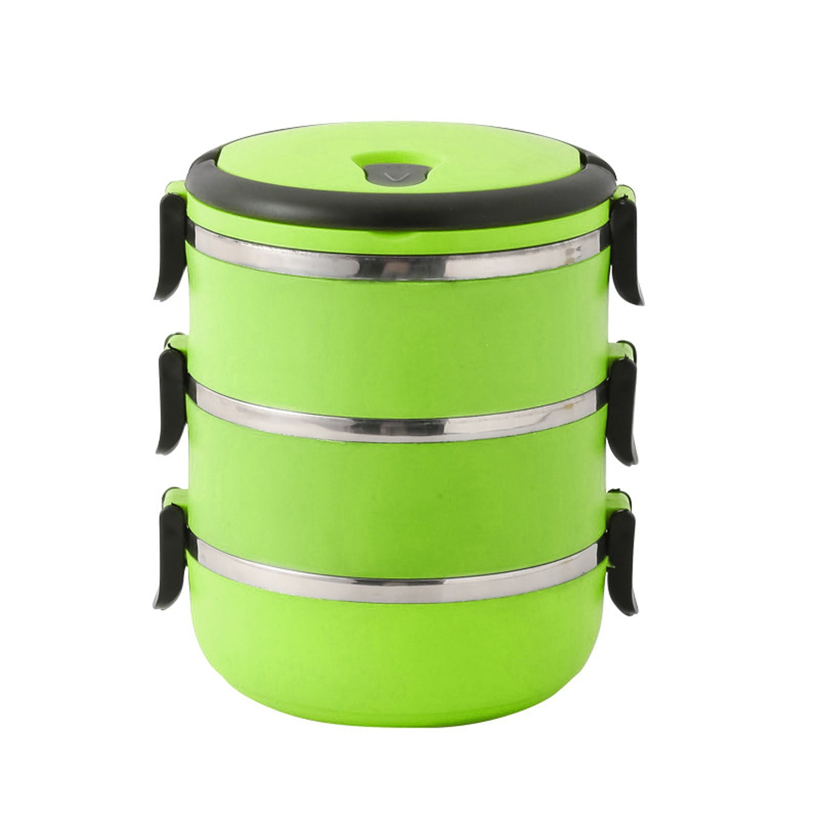 Ikeay 1*Three-Layer Insulation Lunch Box, Arched Handle Lunch Box Lunch ...