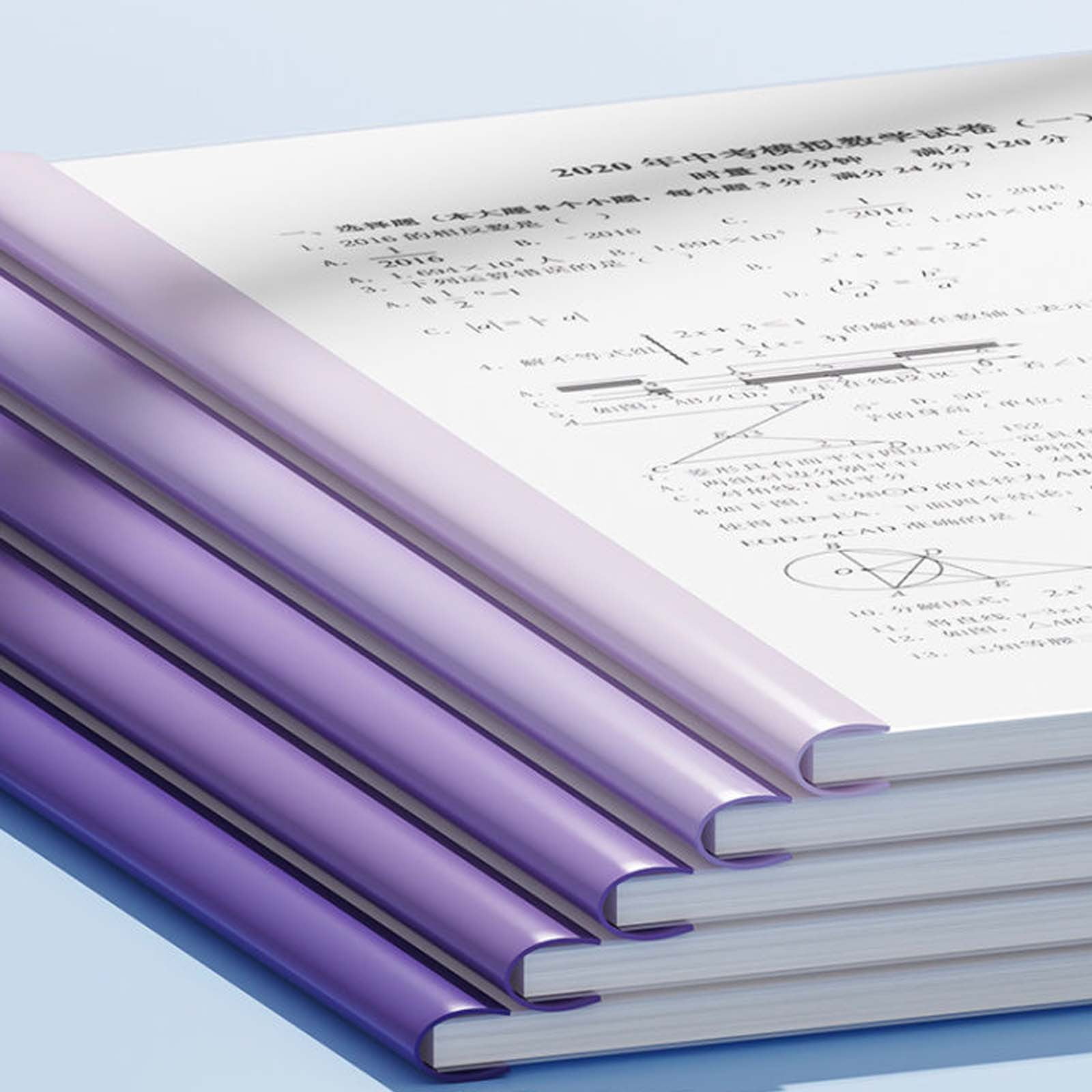 Ikeay 10 Pack Report Covers with Sliding Bar, Clear Presentation ...
