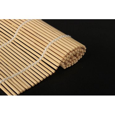 Fridja Sushi Making Kit: Bamboo Roller DIY Mat, Wooden Rice Paddle and ...