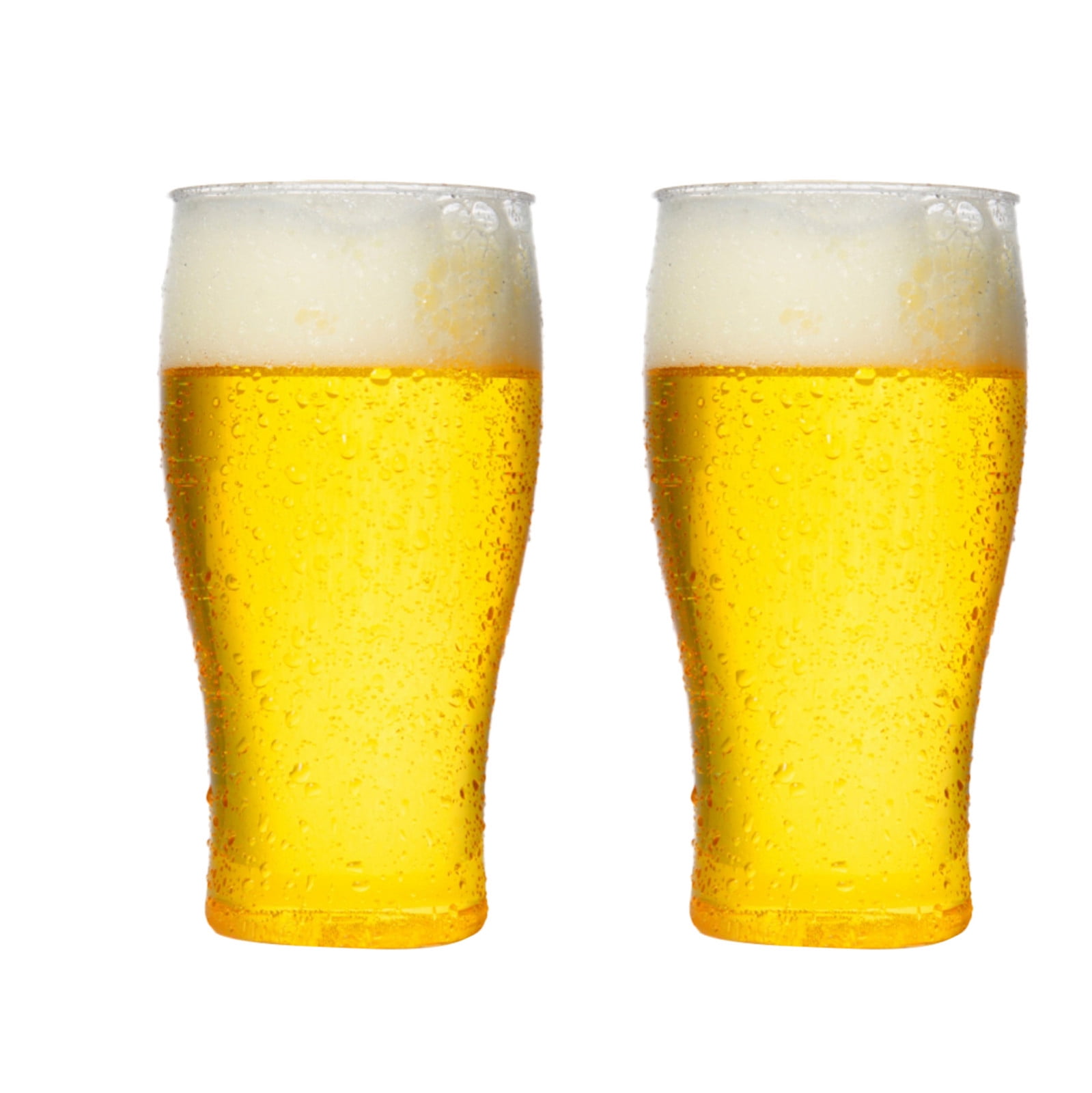 Ikeay 2Pc Brandy Terrain Beer Mug, Beer Plastic Double Chiller Glass ...