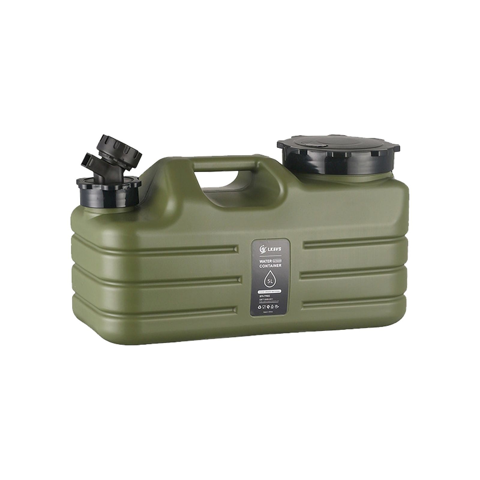 Ikeay 5L Portable Water Storage Container with Faucet, Outdoor Water ...