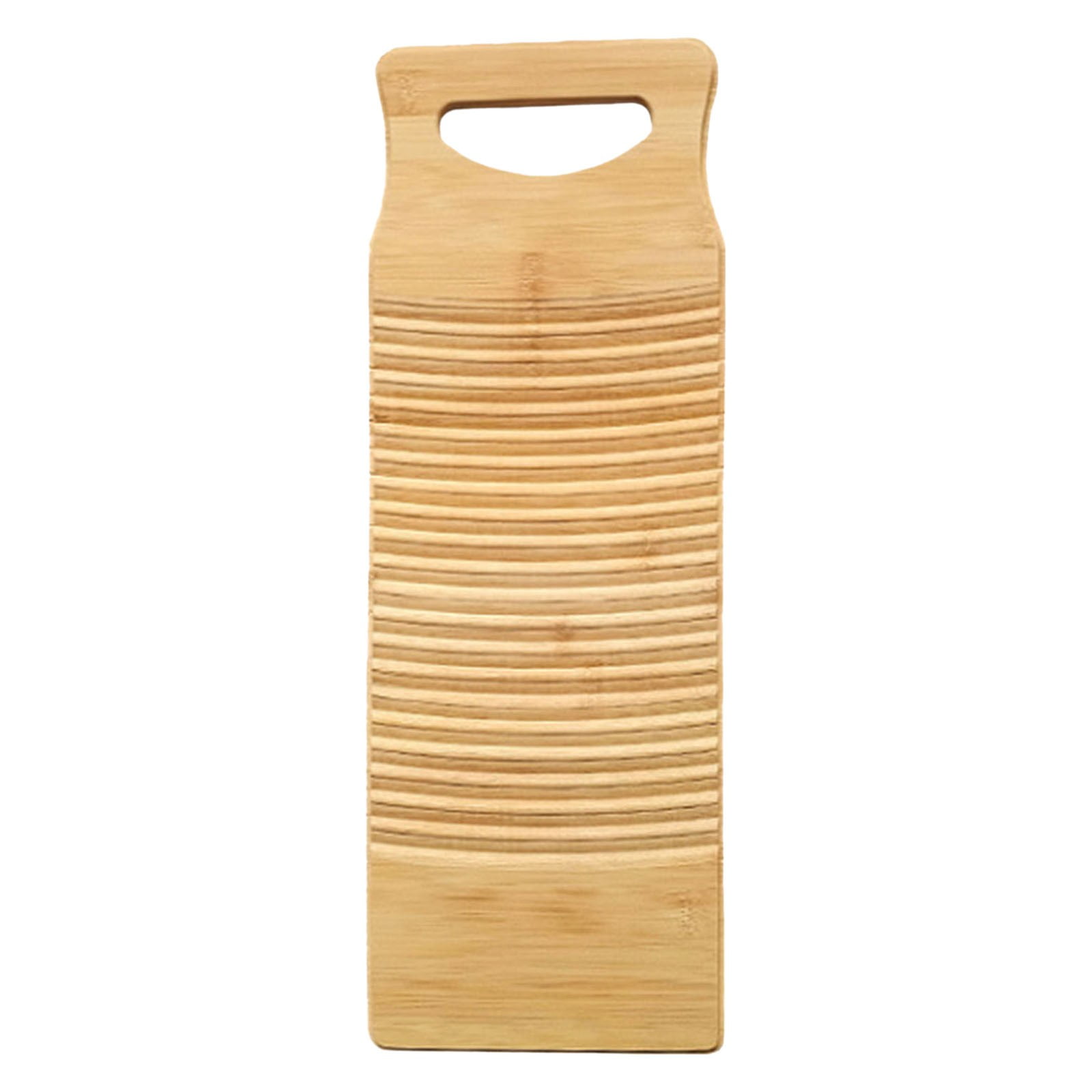 Ikeay Bamboo Washboard 15Mm Thick, Hand Washing Scrubbing Board for ...