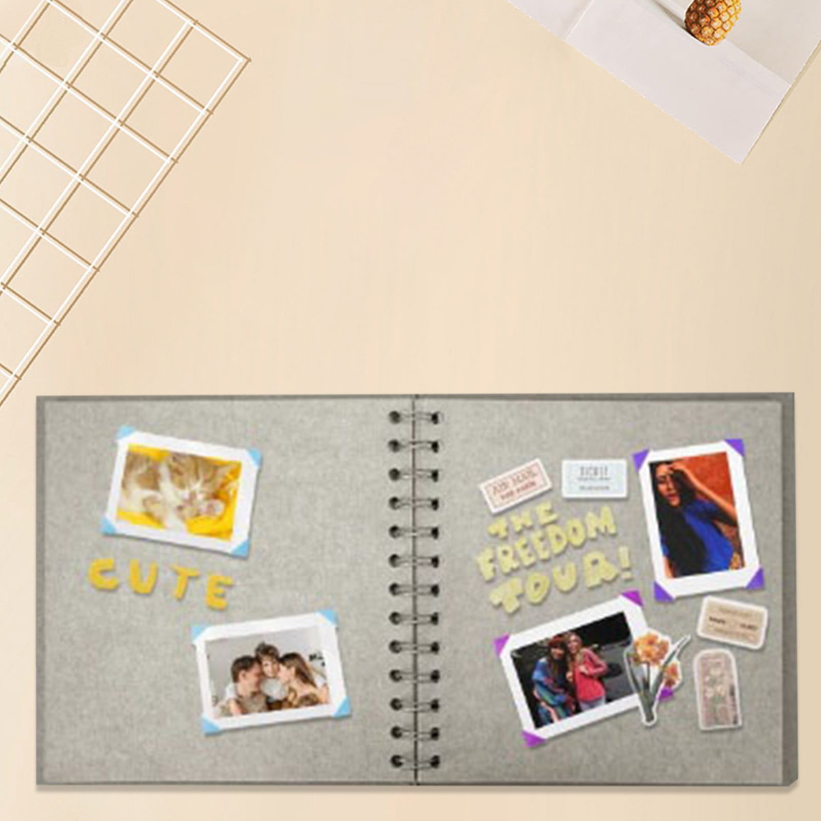 Ikeay Clearance (Light Gray) Diy Wedding Baby Scrapbook Album E,Create ...