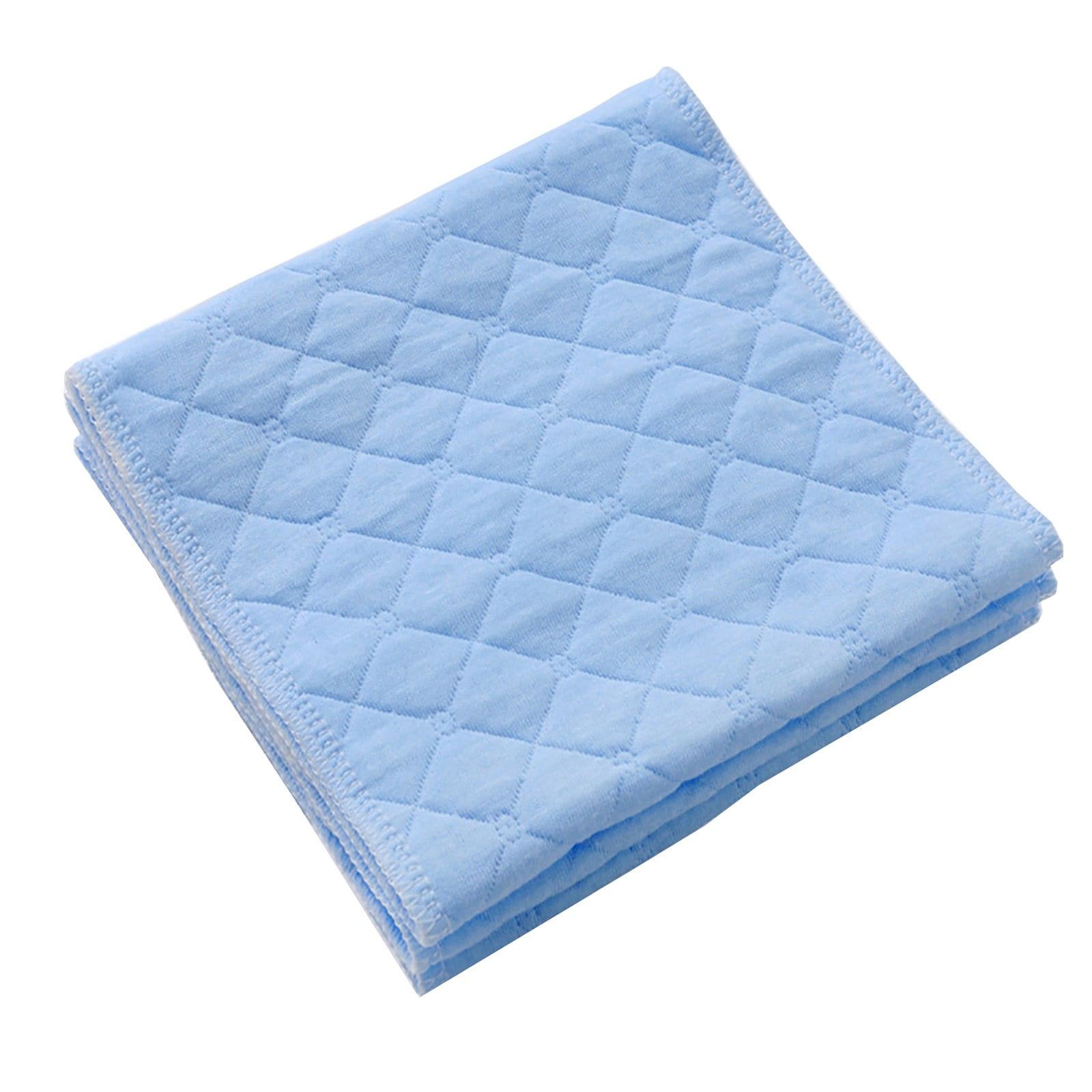 Ikeay Cotton Baby 3 Layer Washable Cloth Soft Flat Fold Cloth For ...