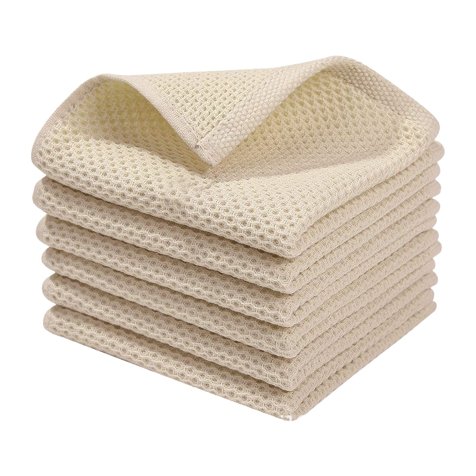 Ikeay Dish Cloth, Absorbent Towels Dish Kitchen 6-Pack Drying Ultra ...