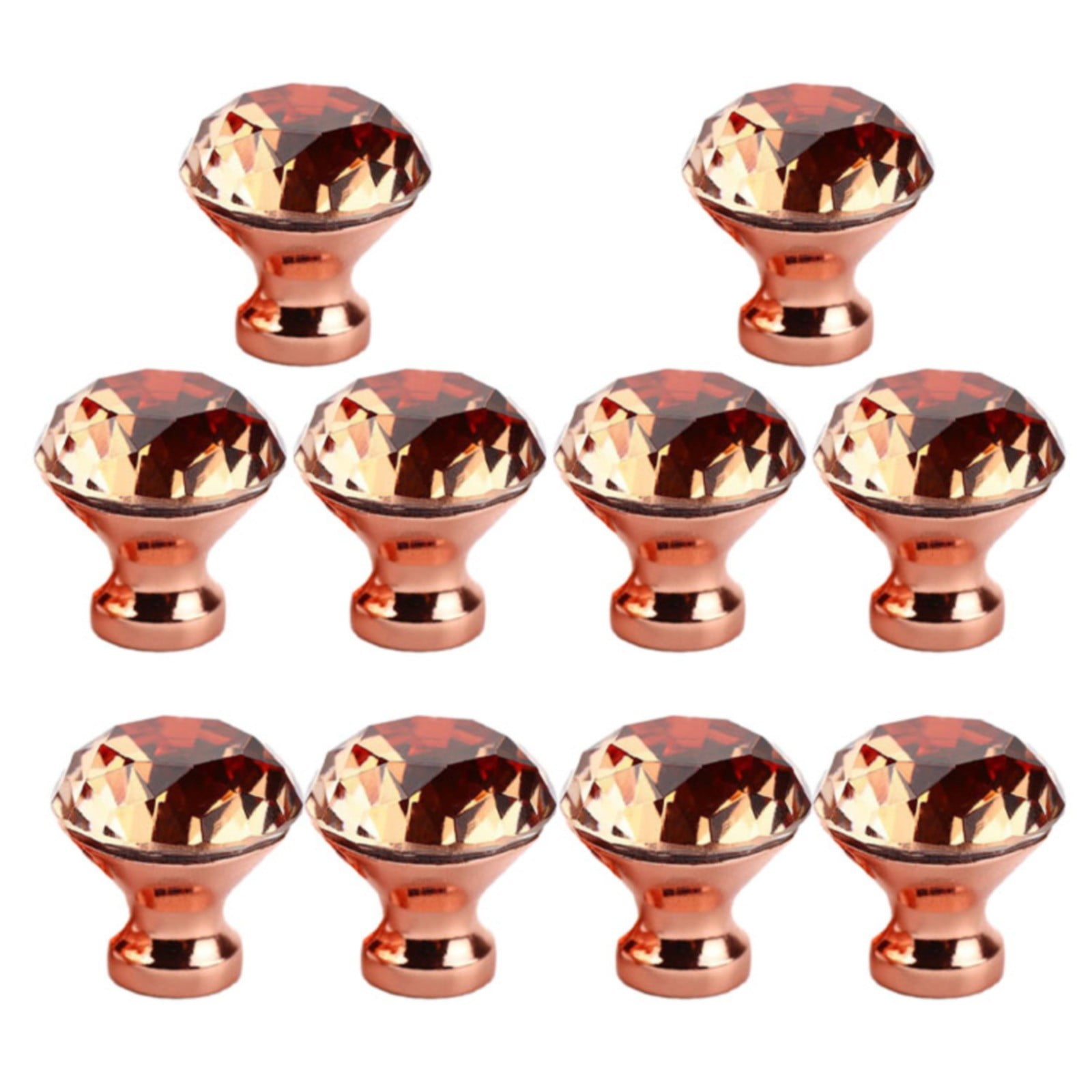 Ikeay Drawer Knobs Glass Knobs, Cabinet Handles Crystal Glass Drawer ...