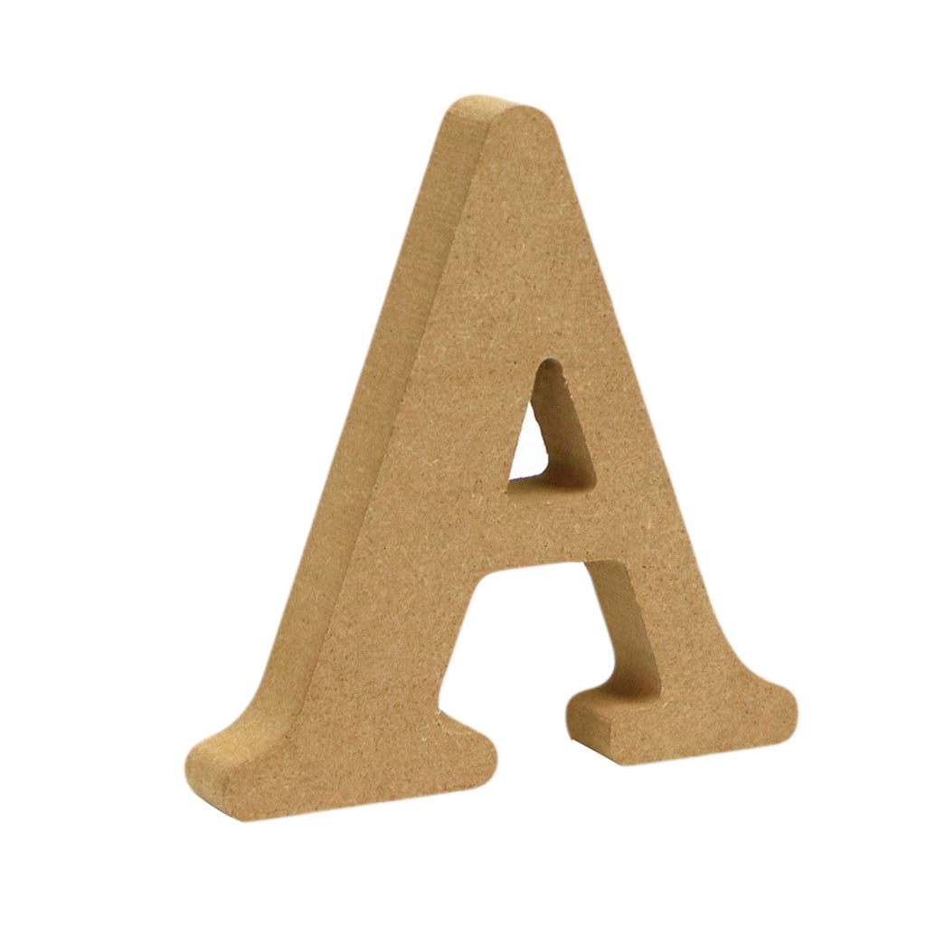 Ikeay Home Deals White Alphabet Wood Wooden Letters Log Alphabet ...