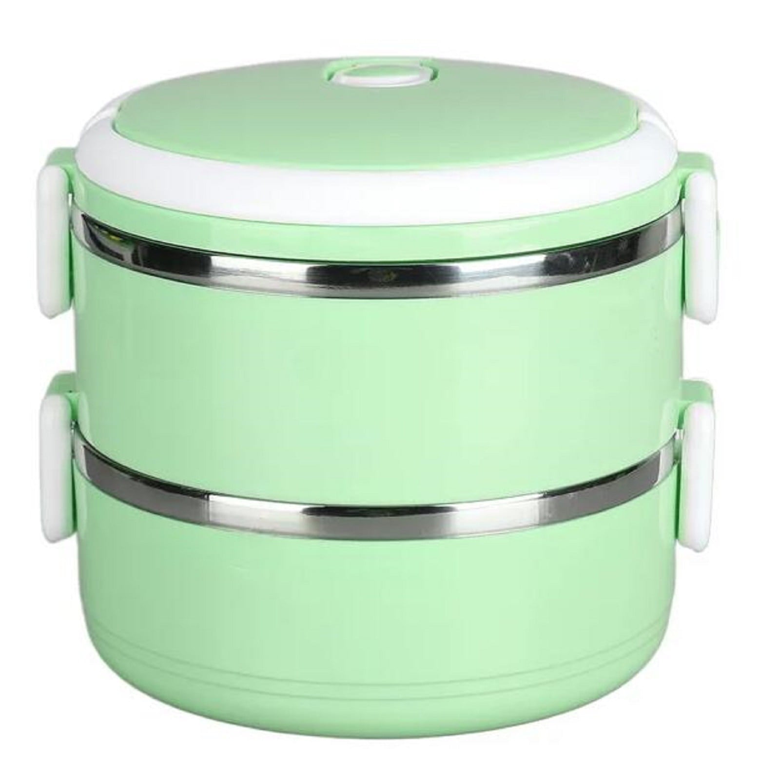 Ikeay Layer Lunch Box, Thermal Lunch Box Stackable Hot Food Insulated Box 304 Stainless Steel ...