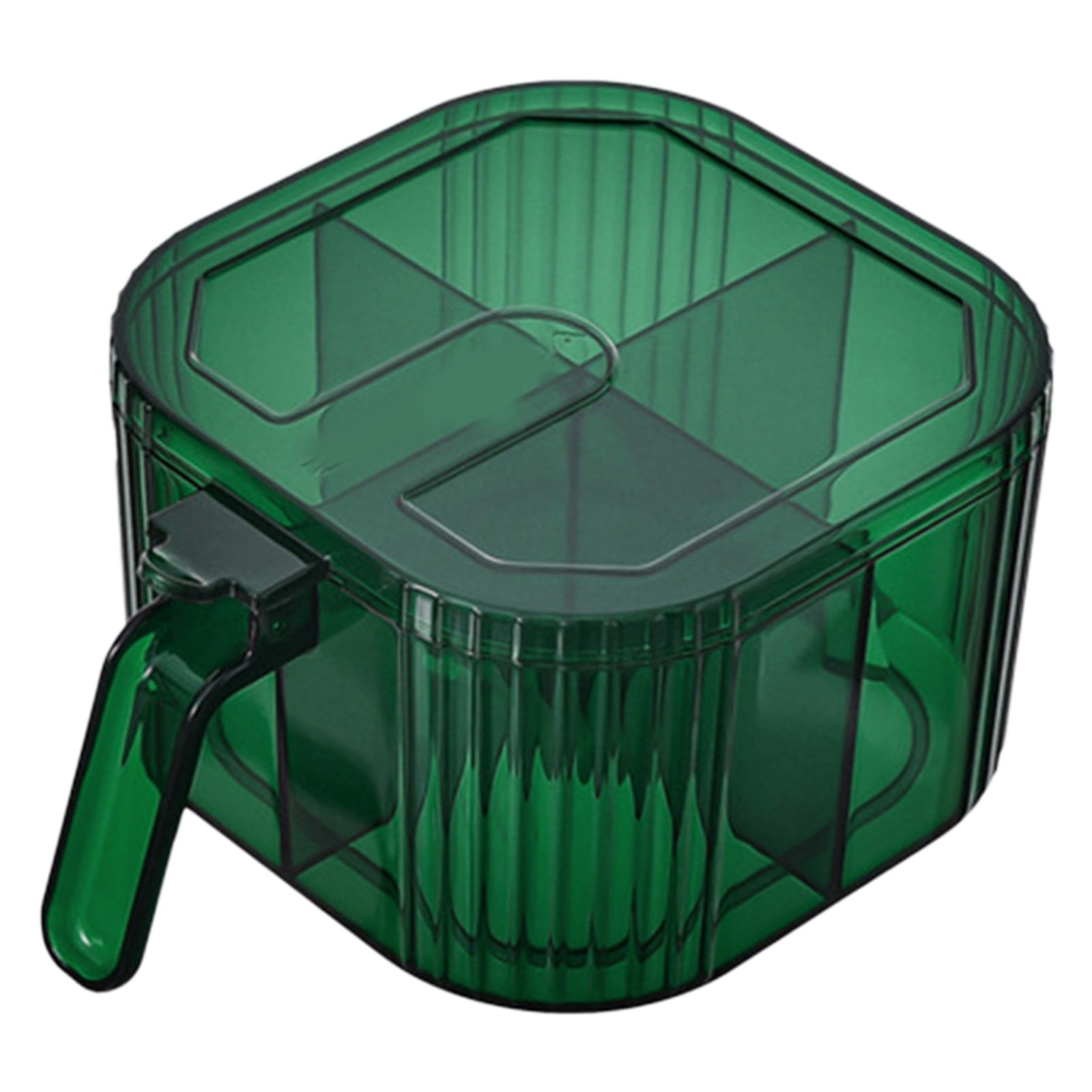 Ikeay Lunch Box, Multi Compartment Herb Jars 4 Grids Seasoning Box ...