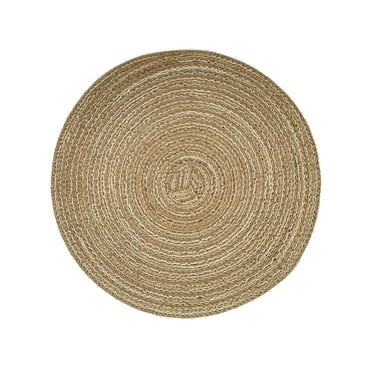 SPRING PARK Round Paper Fiber Woven Place Mats/Dining Mat/Decoration ...
