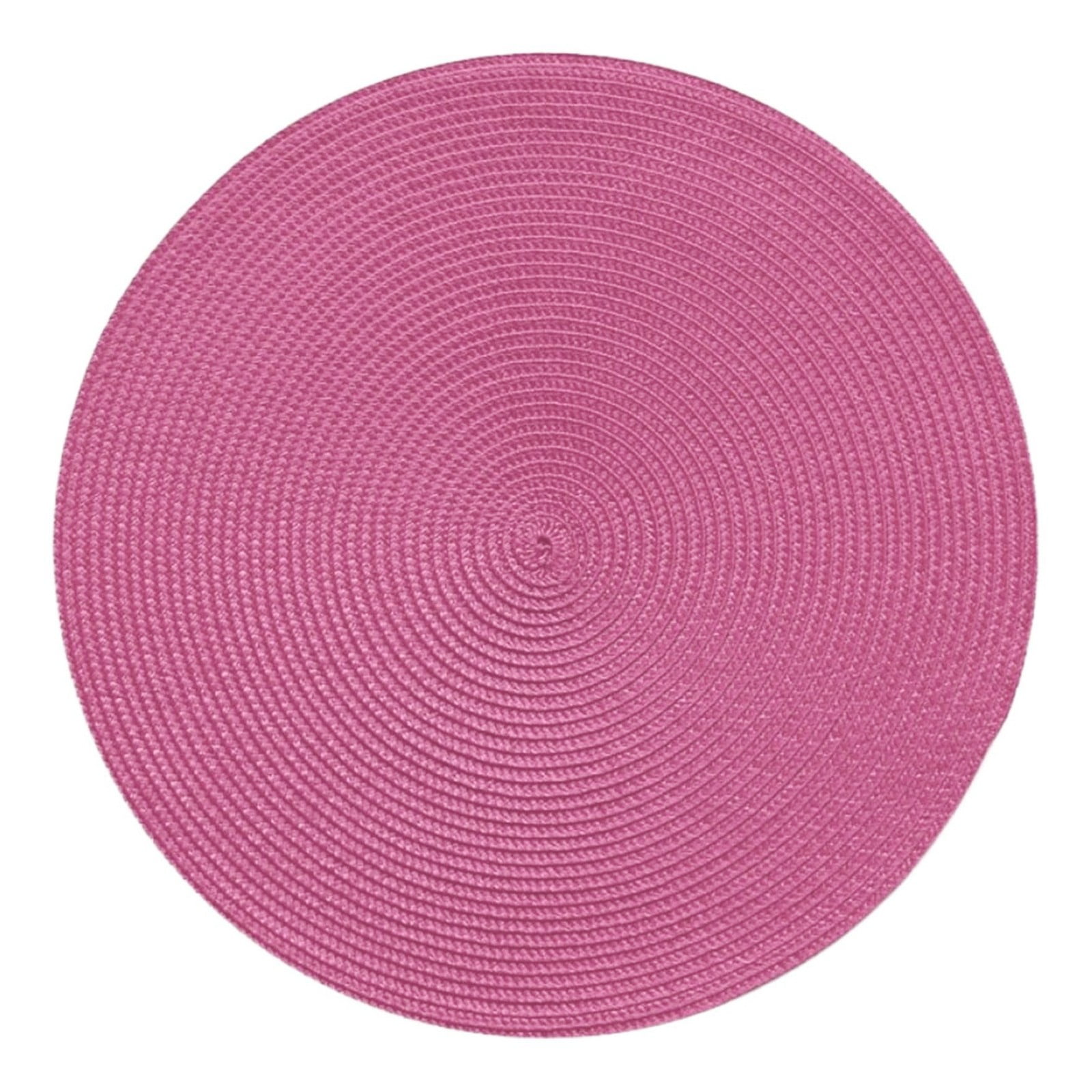 Ikeay Placemat, Woven Table Placemats 15 Inches Round Set of 4 Non Slip ...