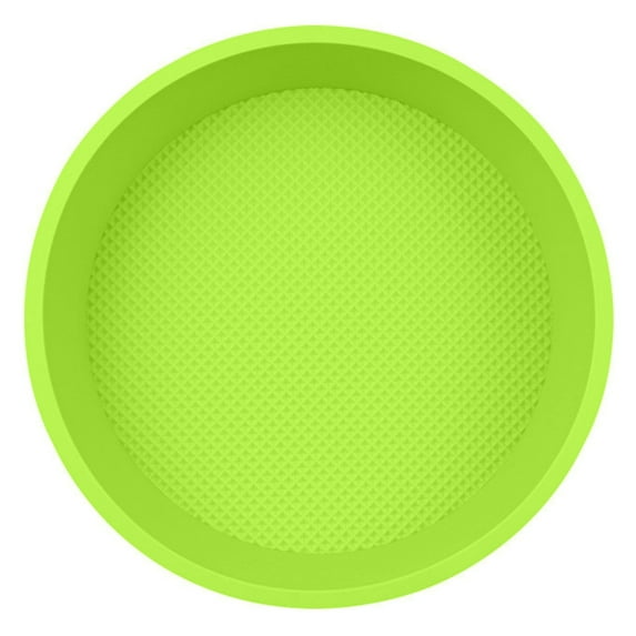 Ikeay Reusable Silicone Cake Pan with Non-Stick Grid Design, Green ...
